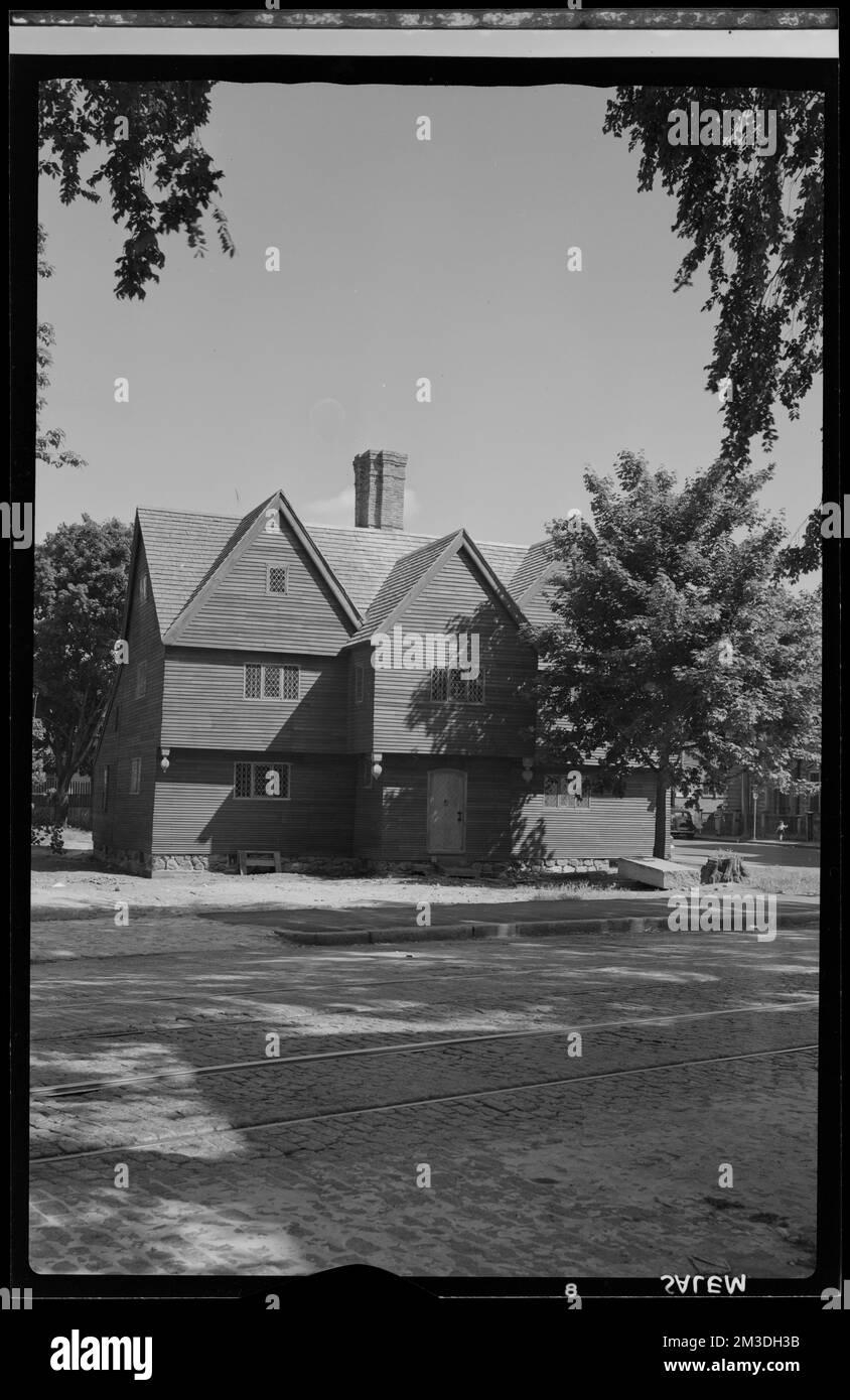 Jonathan Corwin House, Essex Street , Dwellings. Samuel Chamberlain ...