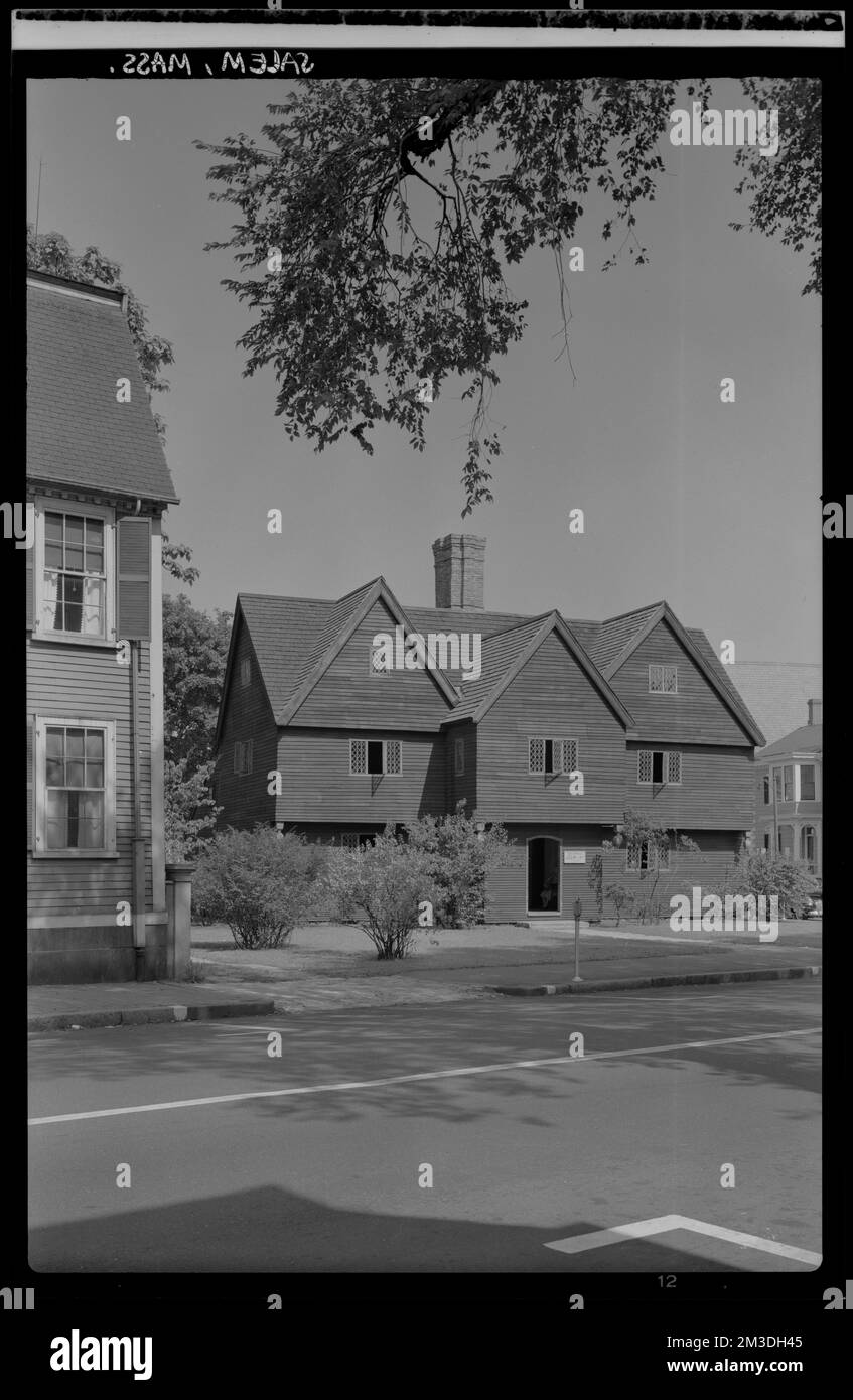 Jonathan Corwin House, Essex Street , Dwellings. Samuel Chamberlain ...