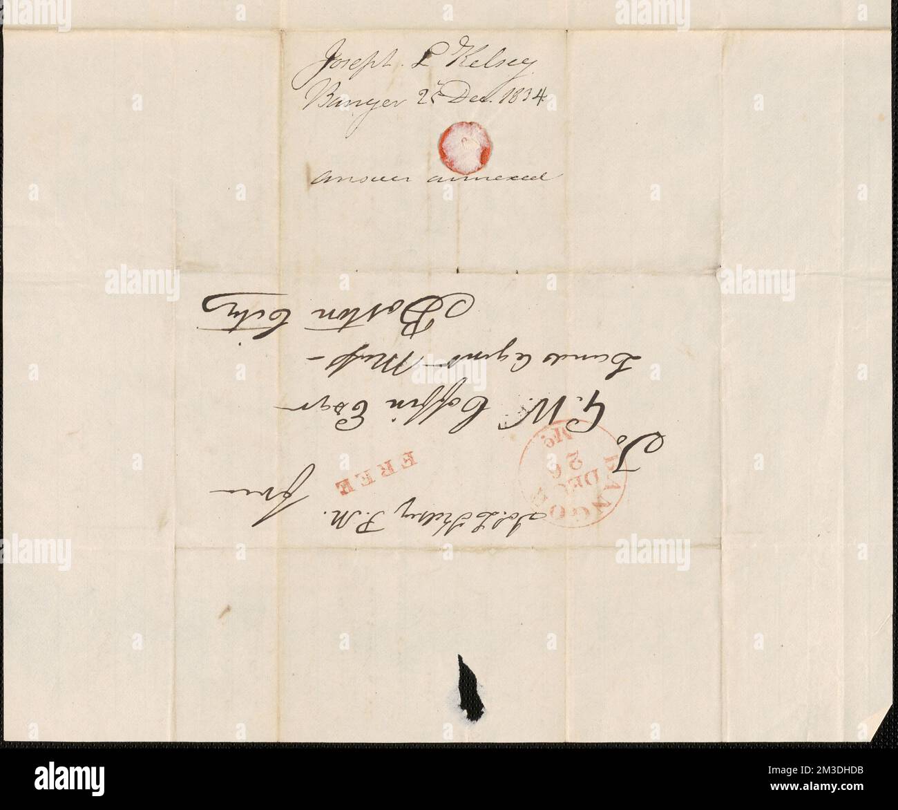 Joseph L. Kelsey to George Coffin, 25 December 1834 , Public land sales ...