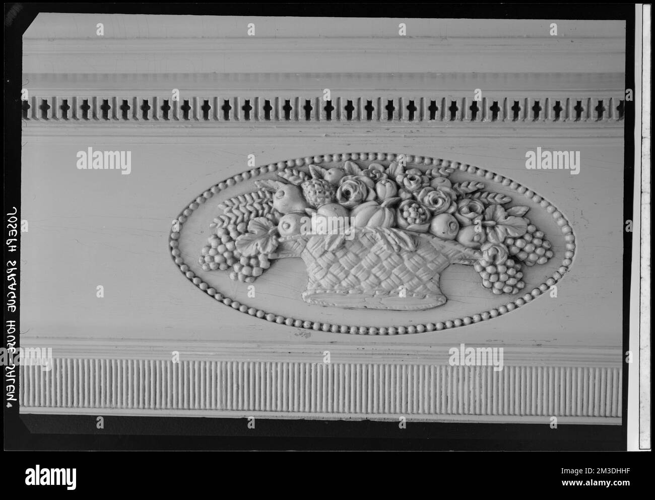 Joseph Sprague House, interior, mantel detail , Mantels. Samuel ...