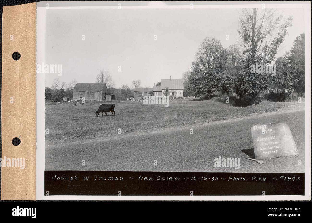 Joseph W. Truman, homeplace, New Salem, Mass., Oct. 19, 1935 : Parcel ...