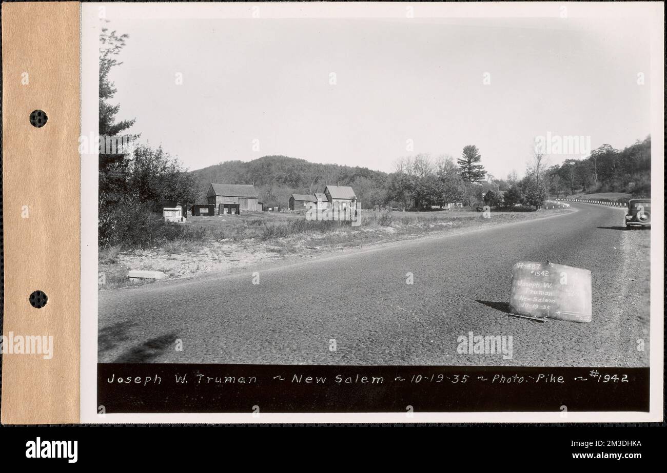 Joseph W. Truman, homeplace, New Salem, Mass., Oct. 19, 1935 : Parcel ...