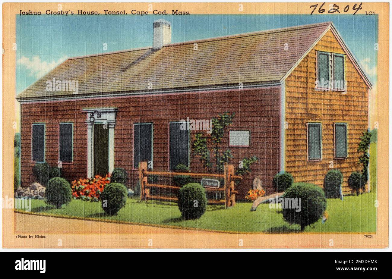 Joshua Crosby's House, Tonset, Cape Cod, Mass. , Houses, Tichnor ...