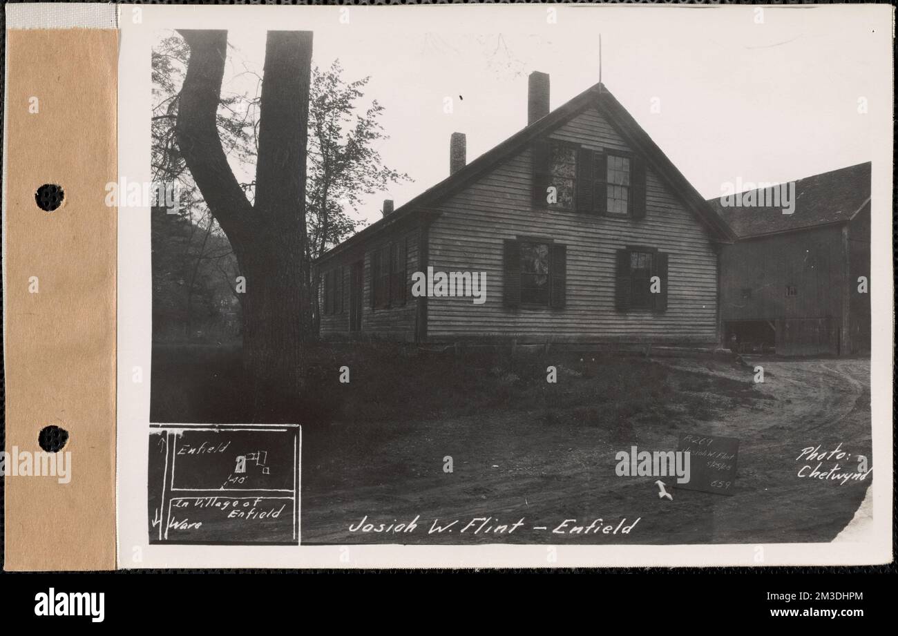 Josiah W. Flint, house (Ely house), Enfield, Mass., May 25, 1928 ...