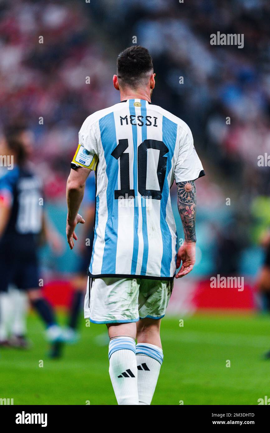 LUSAIL, QATAR - DECEMBER 13: Argentina forward Lionel Messi during the ...