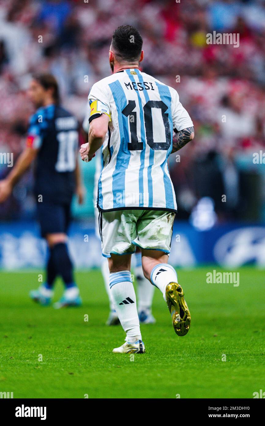 LUSAIL, QATAR - DECEMBER 13: Argentina forward Lionel Messi during the ...