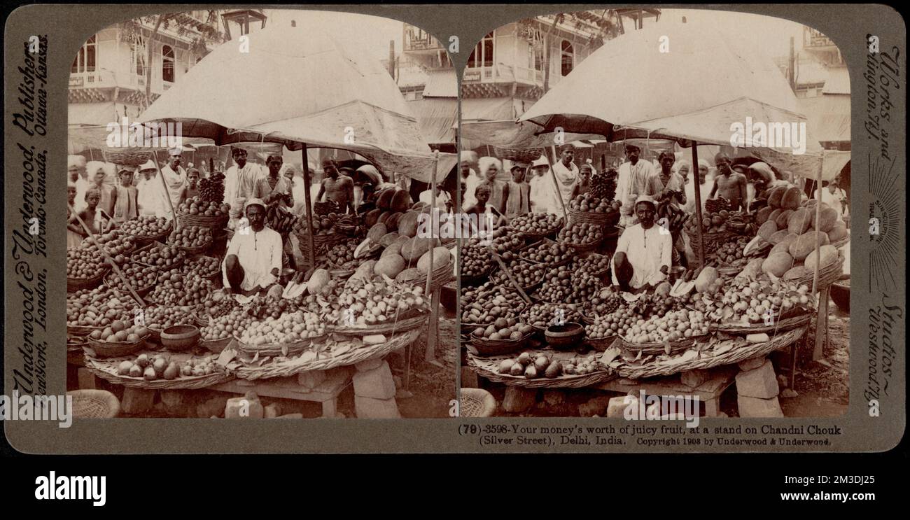 Juicy fruit at a stand on Silver Street, Delhi, India , Markets ...
