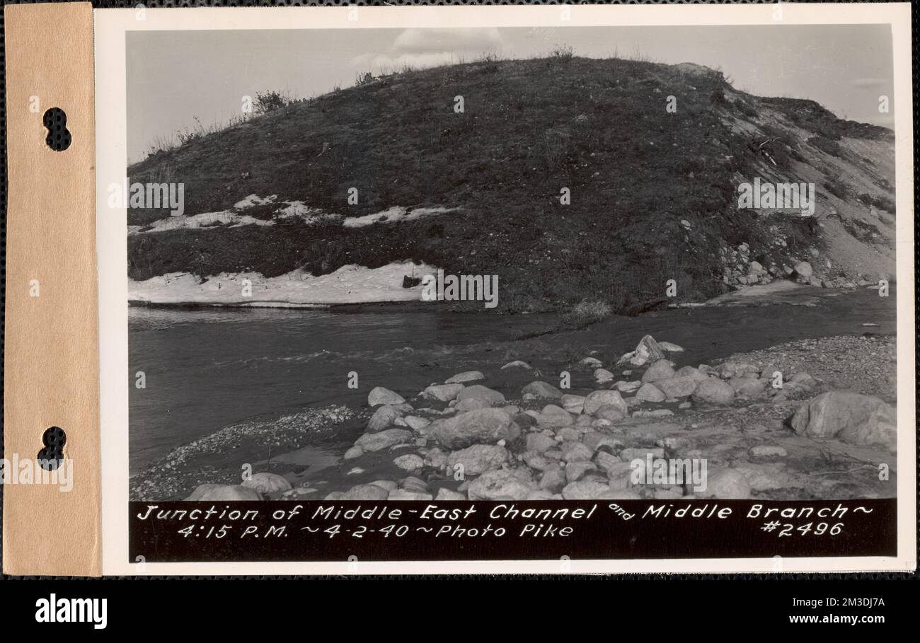 Junction of channel between Middle Branch and East Branch of Swift ...