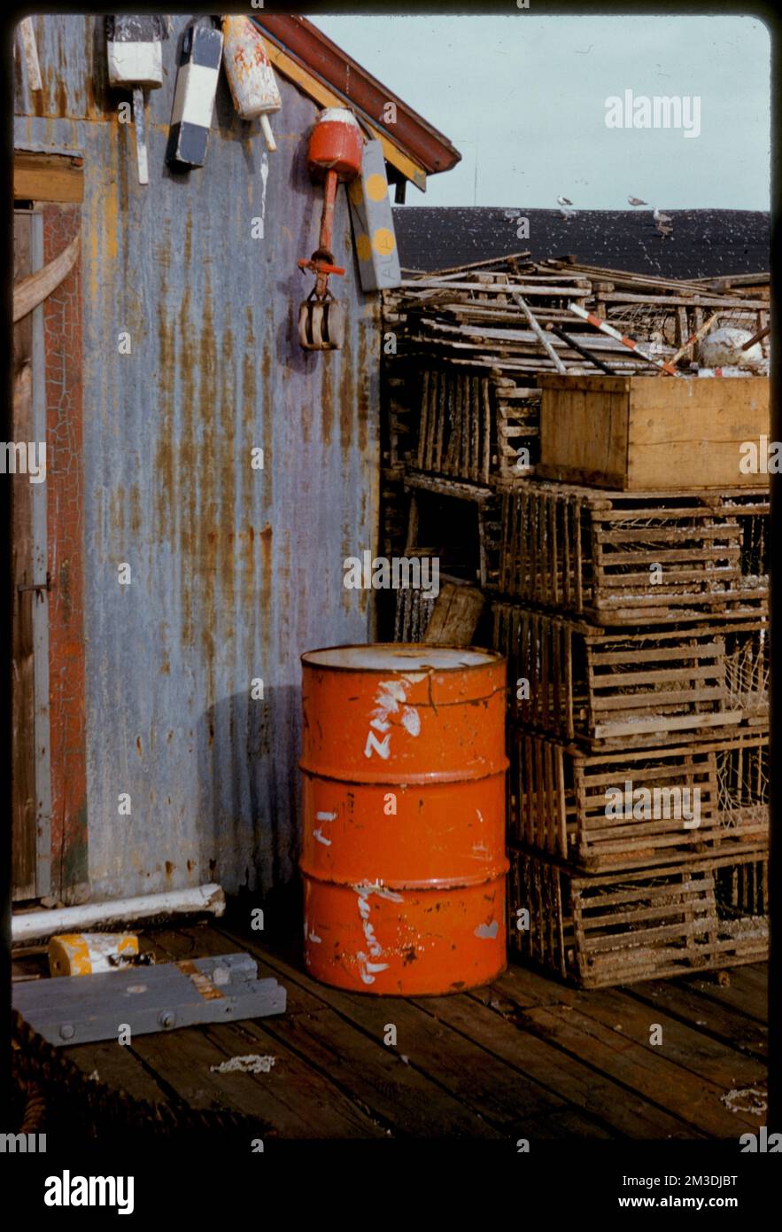 Just a barrel , Barrels, Huts, Crates. Edmund L. Mitchell Collection ...