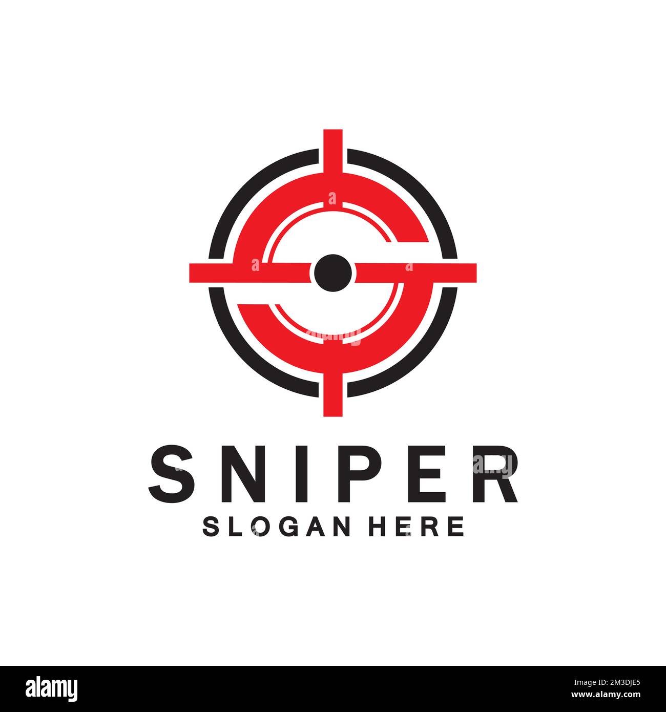 Sniper Aim Target Vector Logo. Initial S Target Logo Vector Stock ...