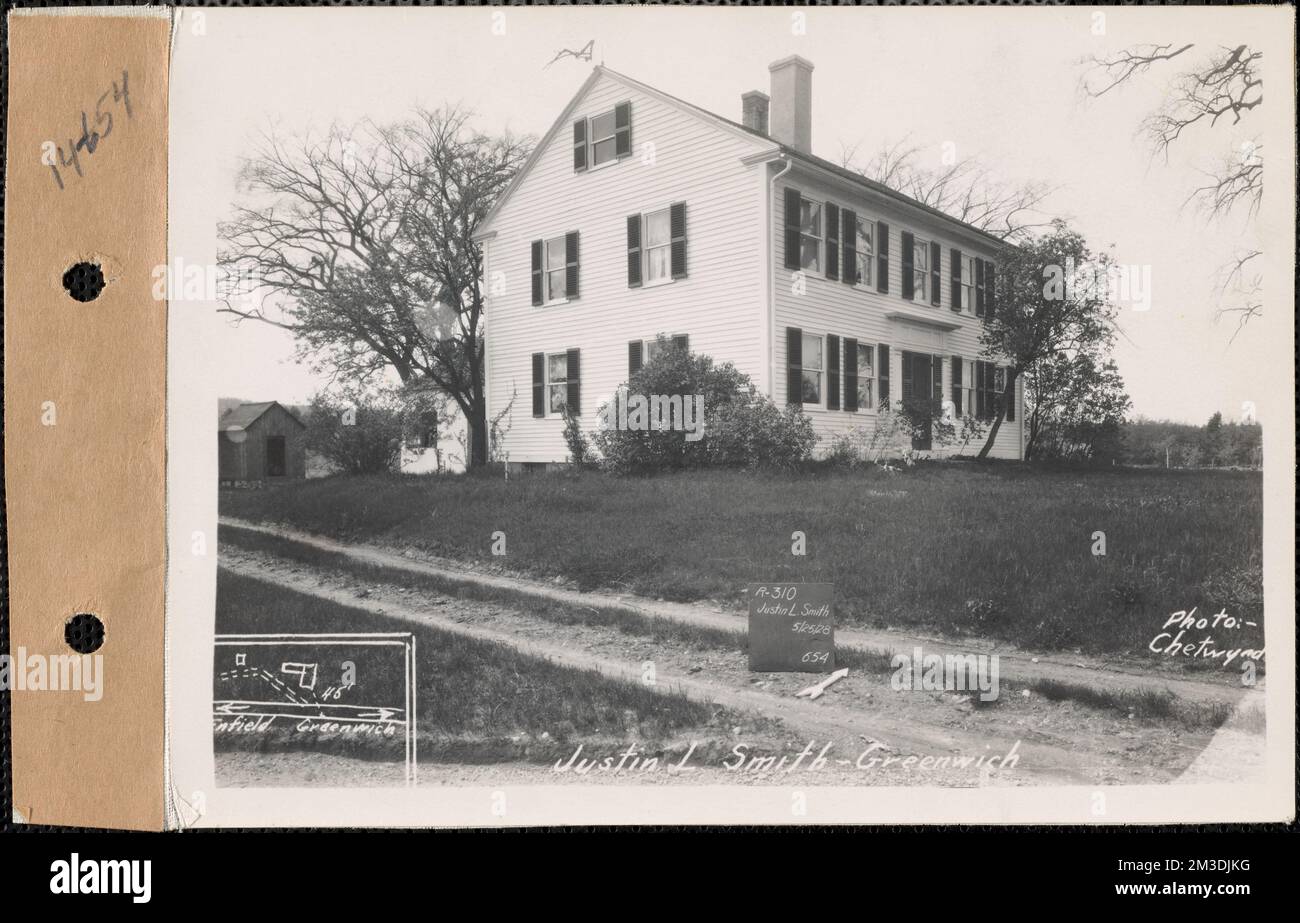 Justin L. Smith, house, Greenwich, Mass., May 25, 1928 : Parcel no. 310 ...