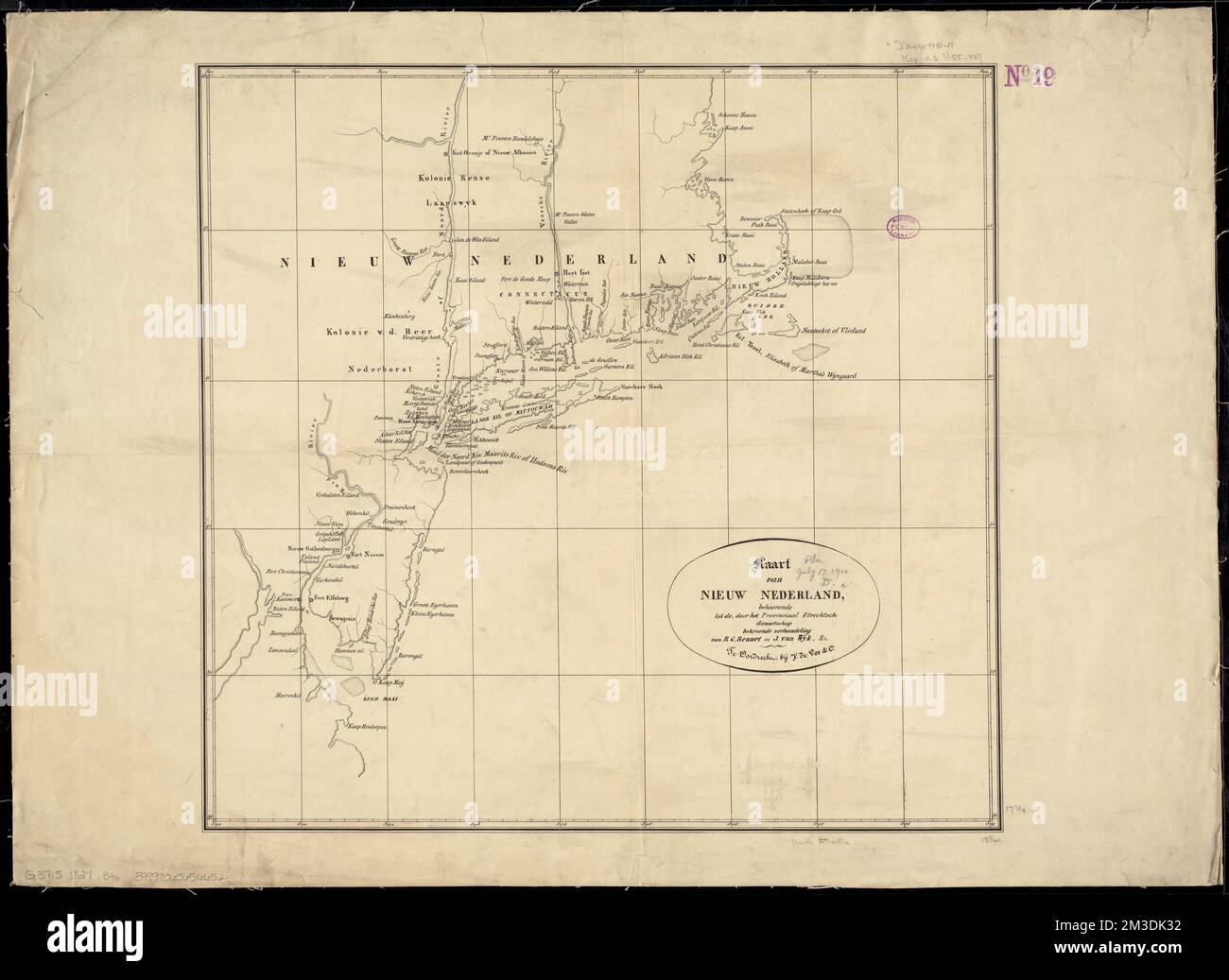 Kaart van Nieuw Nederland : behoorende tot de door het Provinciaal ...