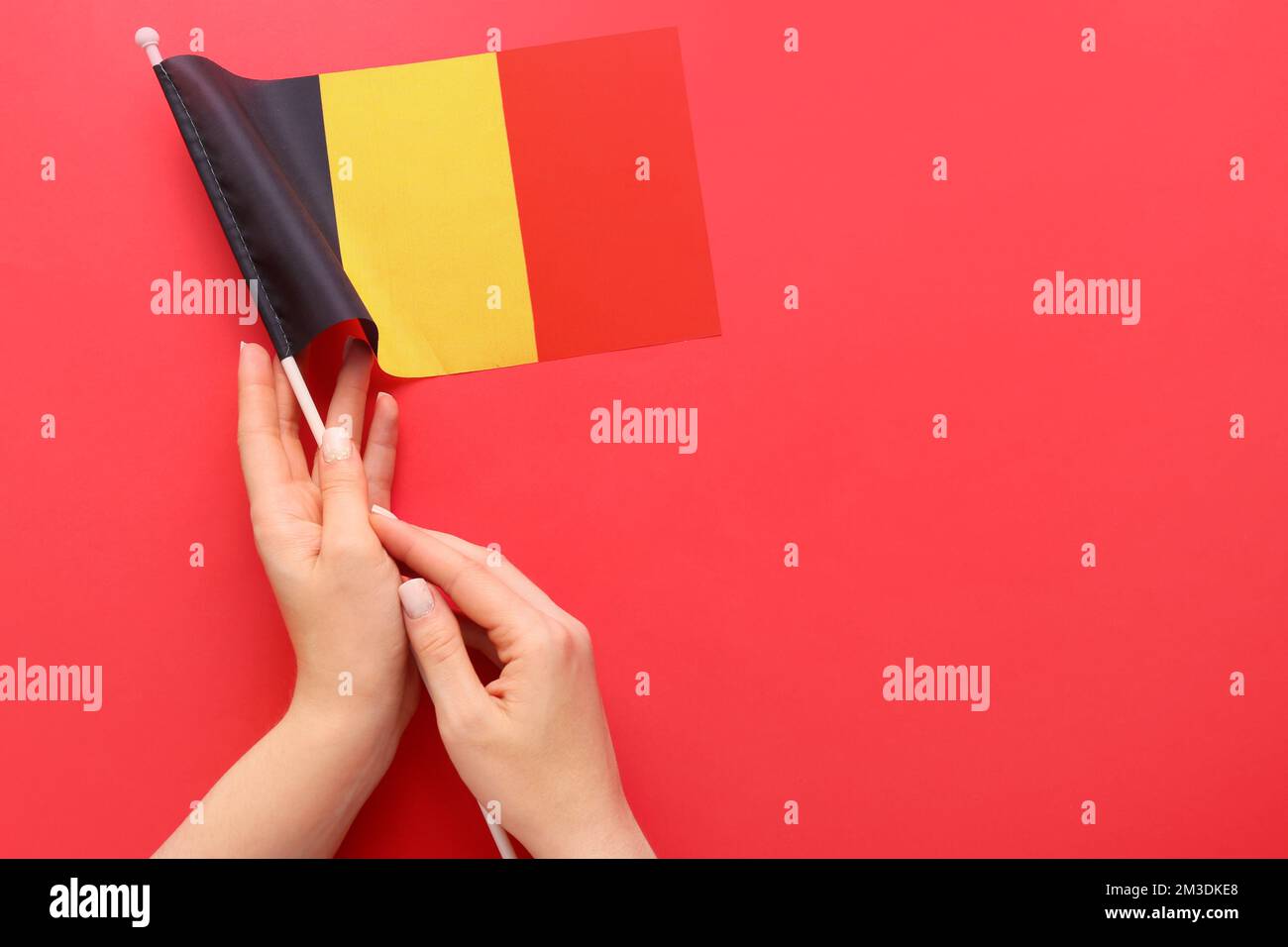 Hands on belgium flag hi-res stock photography and images - Alamy