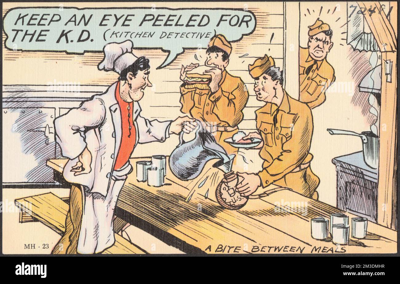 Keep an eye peeled for the K. D. (kitchen detective). A bite between ...