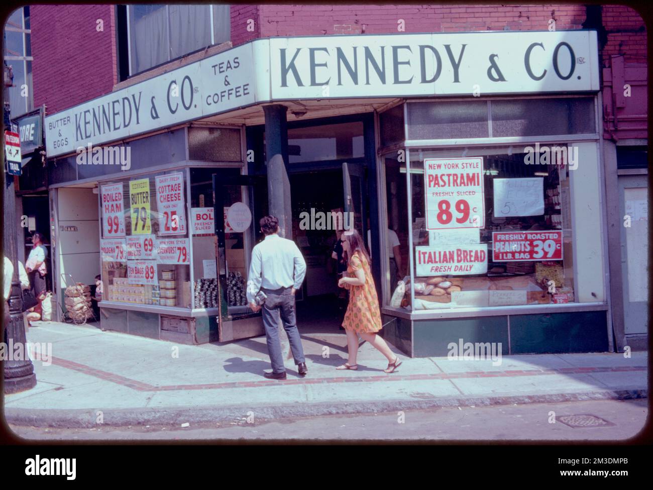 Kennedy & Co. storefront, Hanover Street, Boston , Grocery stores ...