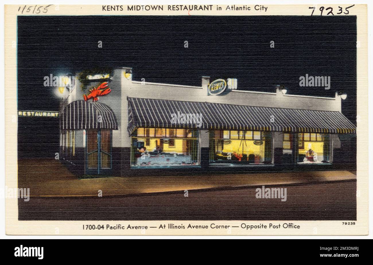 Kents Midtown Restaurant in Atlantic City, 1700-04 Pacific Avenue -- at ...
