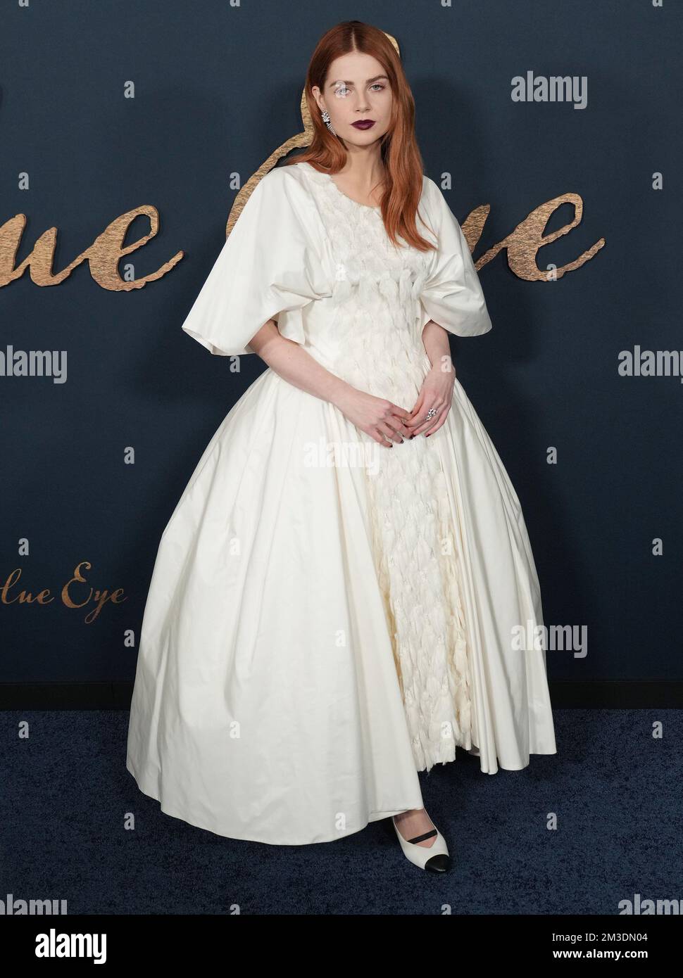 Lucy Boynton arrives at THE PALE BLUE EYE Los Angeles Premiere held at ...