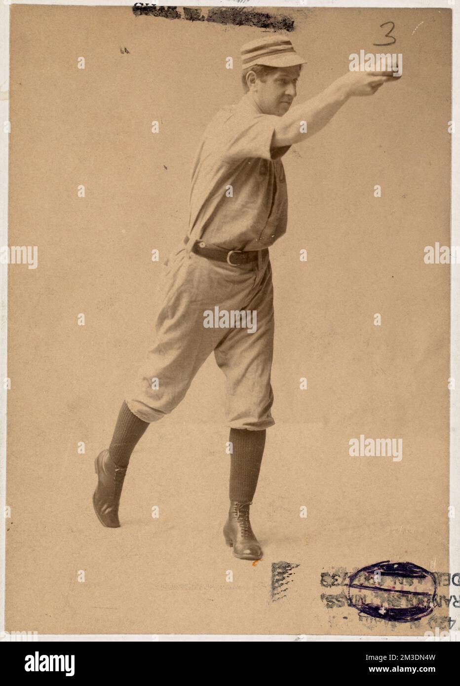 Kid Nichols showing pitching motion, ball at release point , Baseball ...