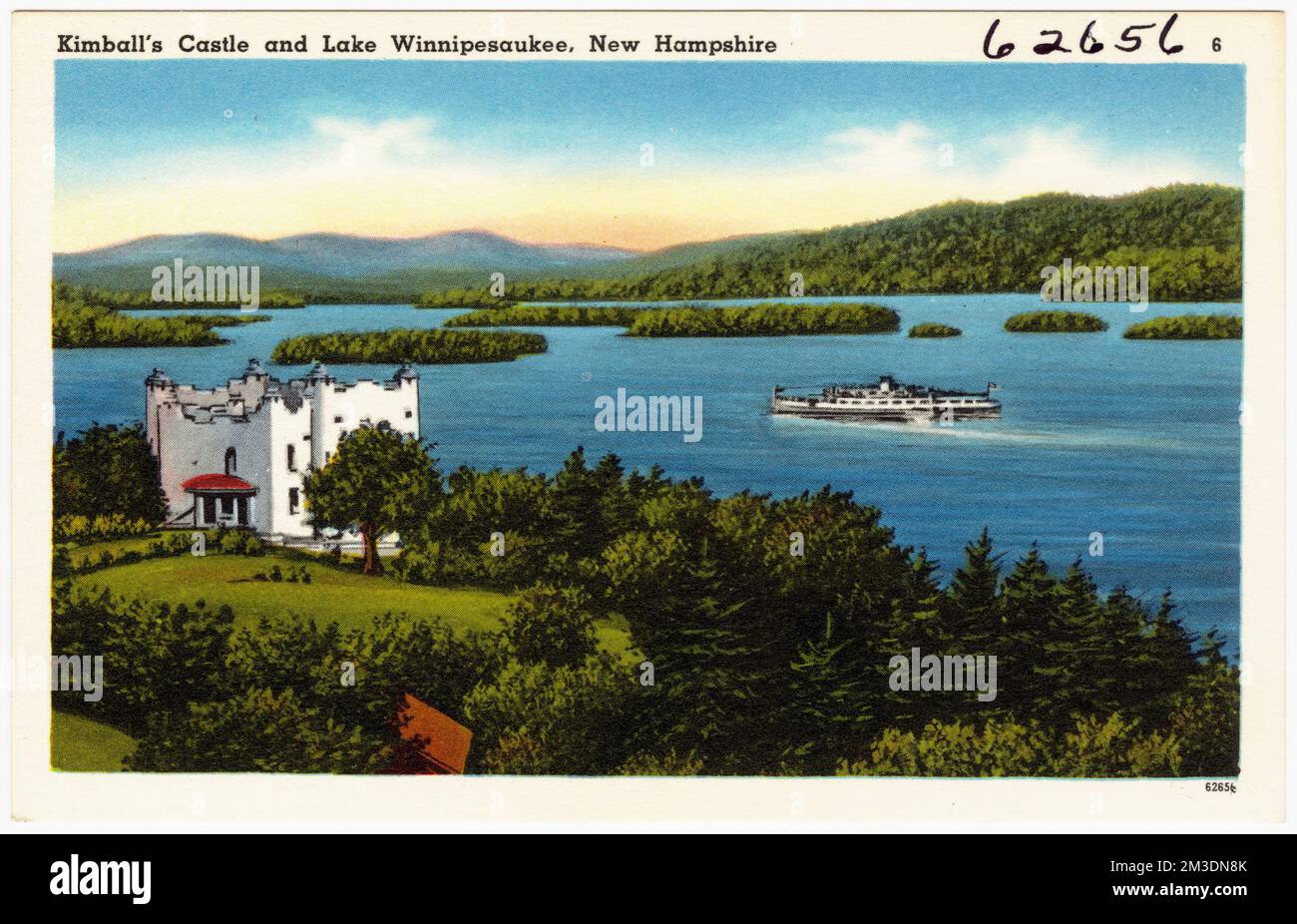 Kimball's Castle and Lake Winnipesaukee, New Hampshire , Lakes & ponds ...