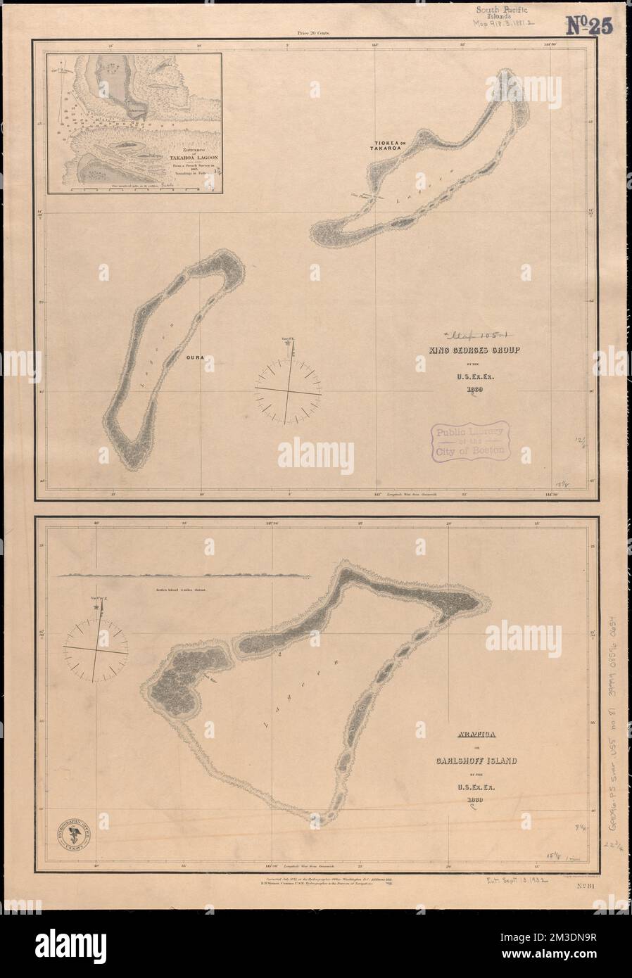 King Georges Group ; Aratica or Carlshoff Island , Îles du Roi Georges ...