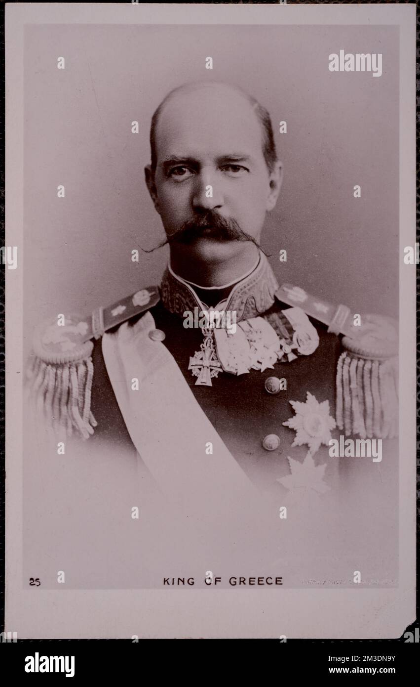 King of Greece , Kings, George I, King of the Hellenes, 1845-1913 ...