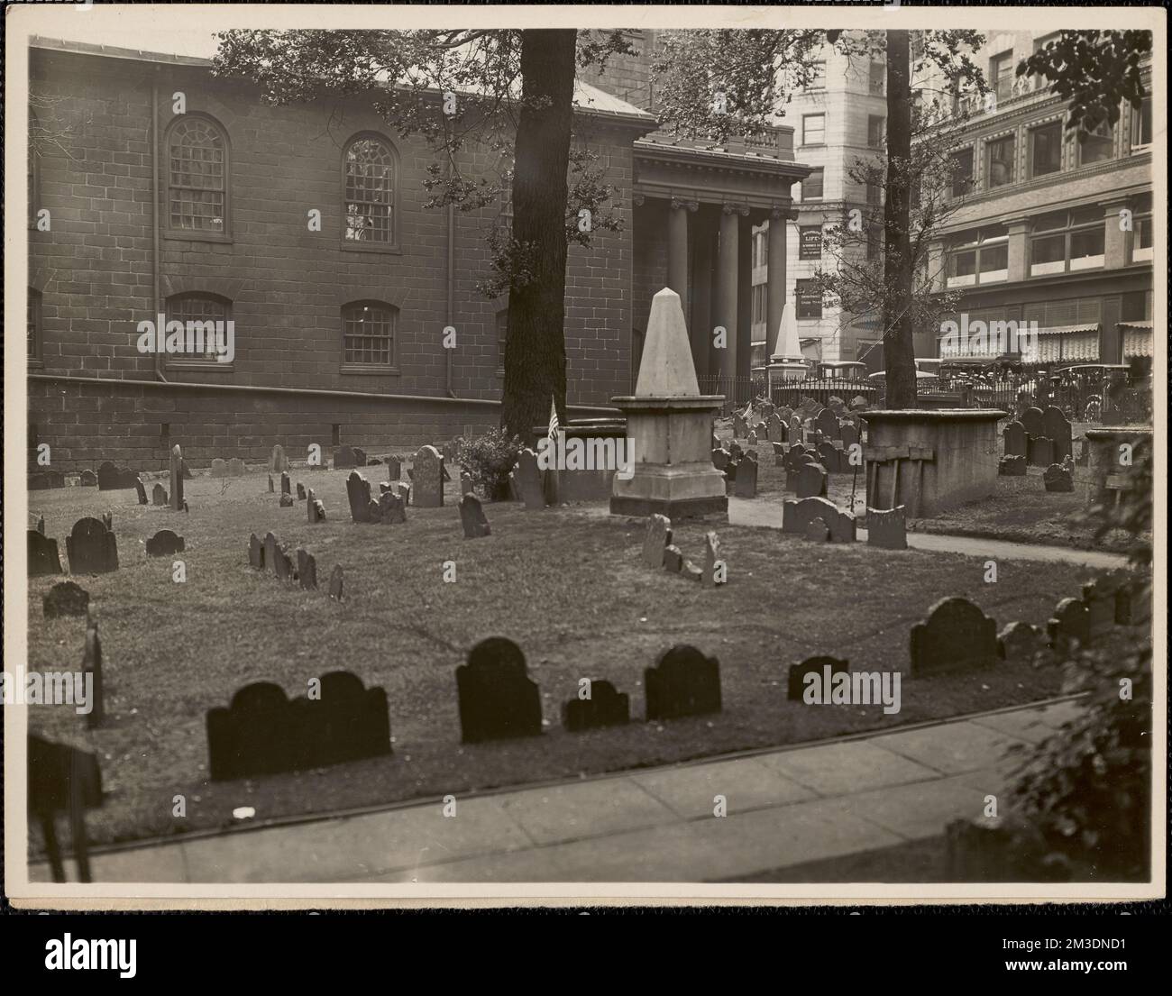 Kings' Chapel Burying Ground, Tremont Street , Cemeteries, Tombs ...