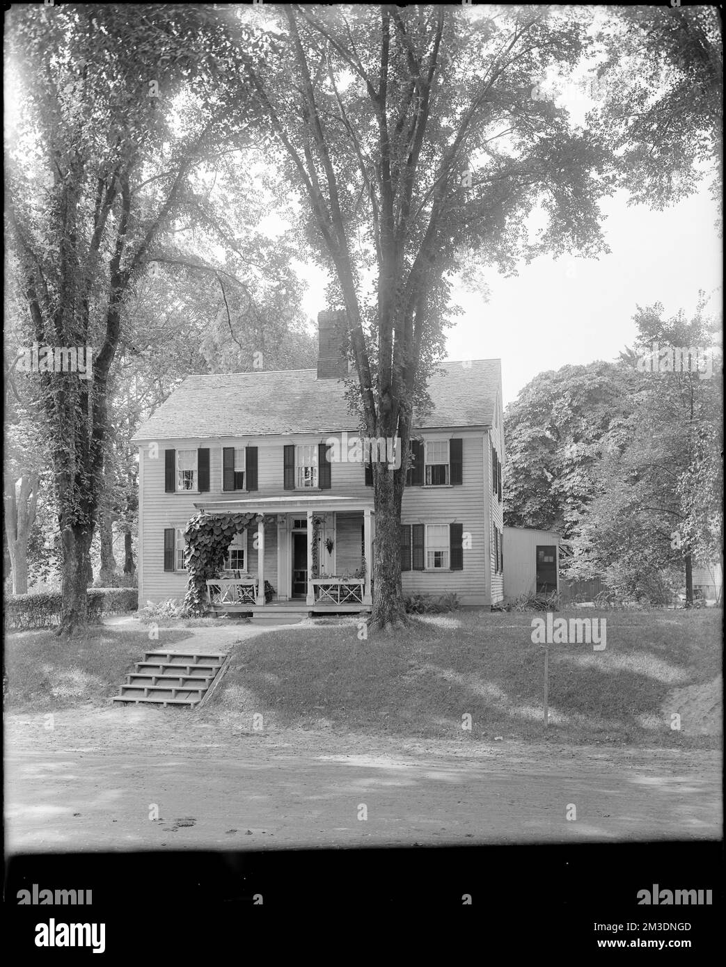Kingston, Rhode Island, Eddy house , Houses. Frank Cousins Glass Plate ...