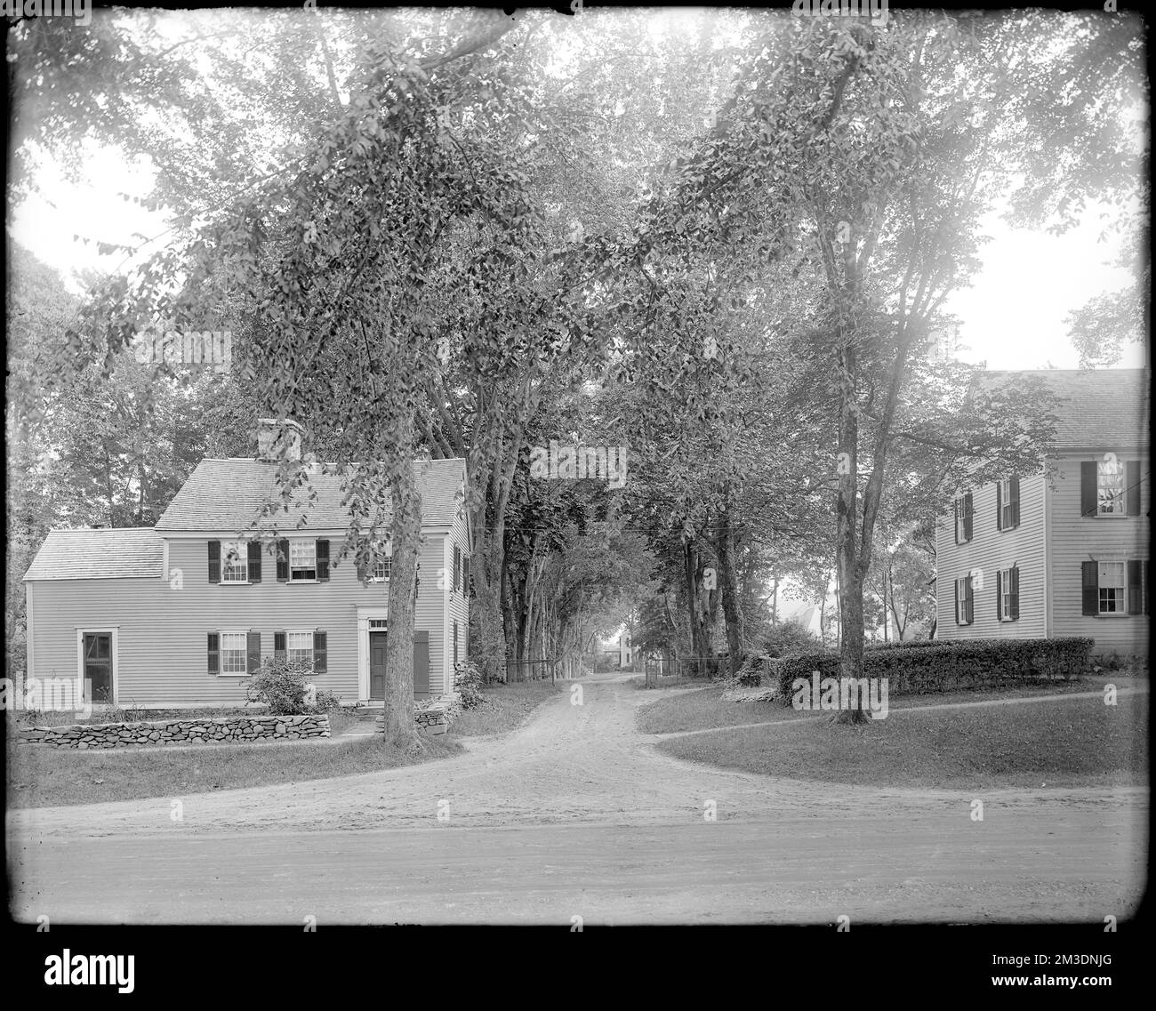 Kingston, Rhode Island, views , Houses, Roads. Frank Cousins Glass ...