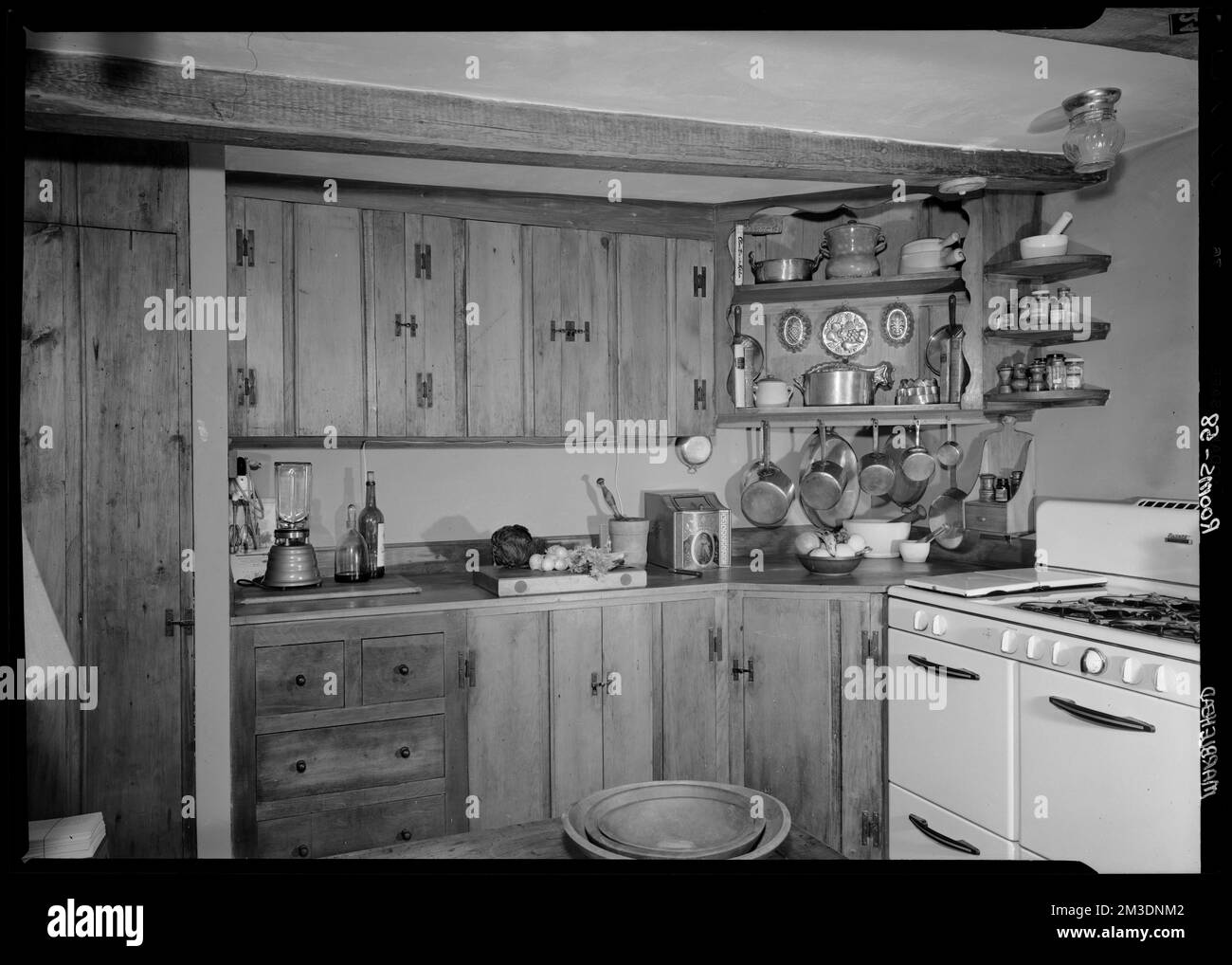 Kitchen, 5 Tucker Street , Kitchens. Samuel Chamberlain Photograph ...