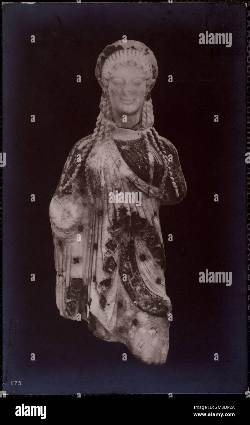 Kore, perhaps from Chios, Acropolis Museum, Athens , Sculpture ...