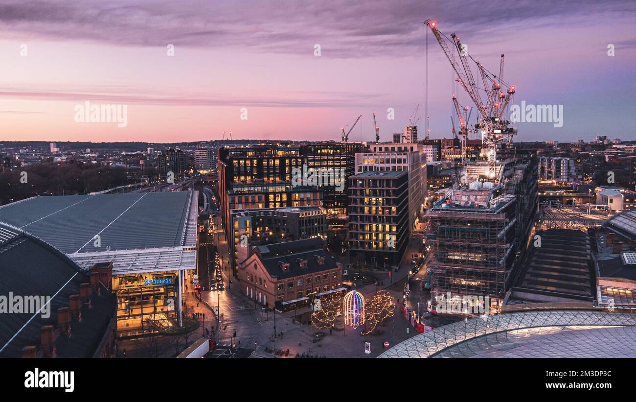 St pancras square aerial hi-res stock photography and images - Alamy