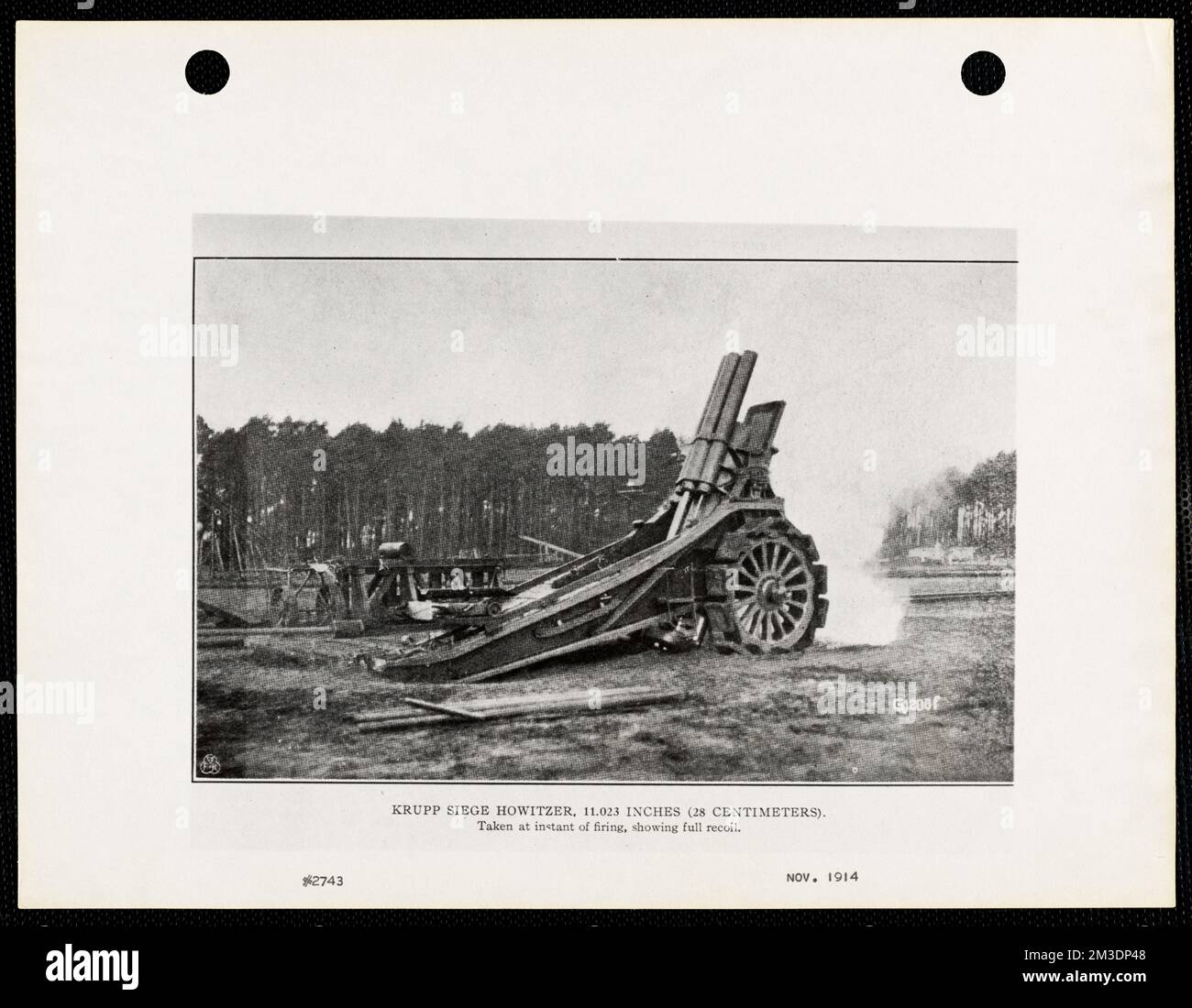 Krupp siege howitzer , Howitzers, Artillery Weaponry. Records of U.S ...