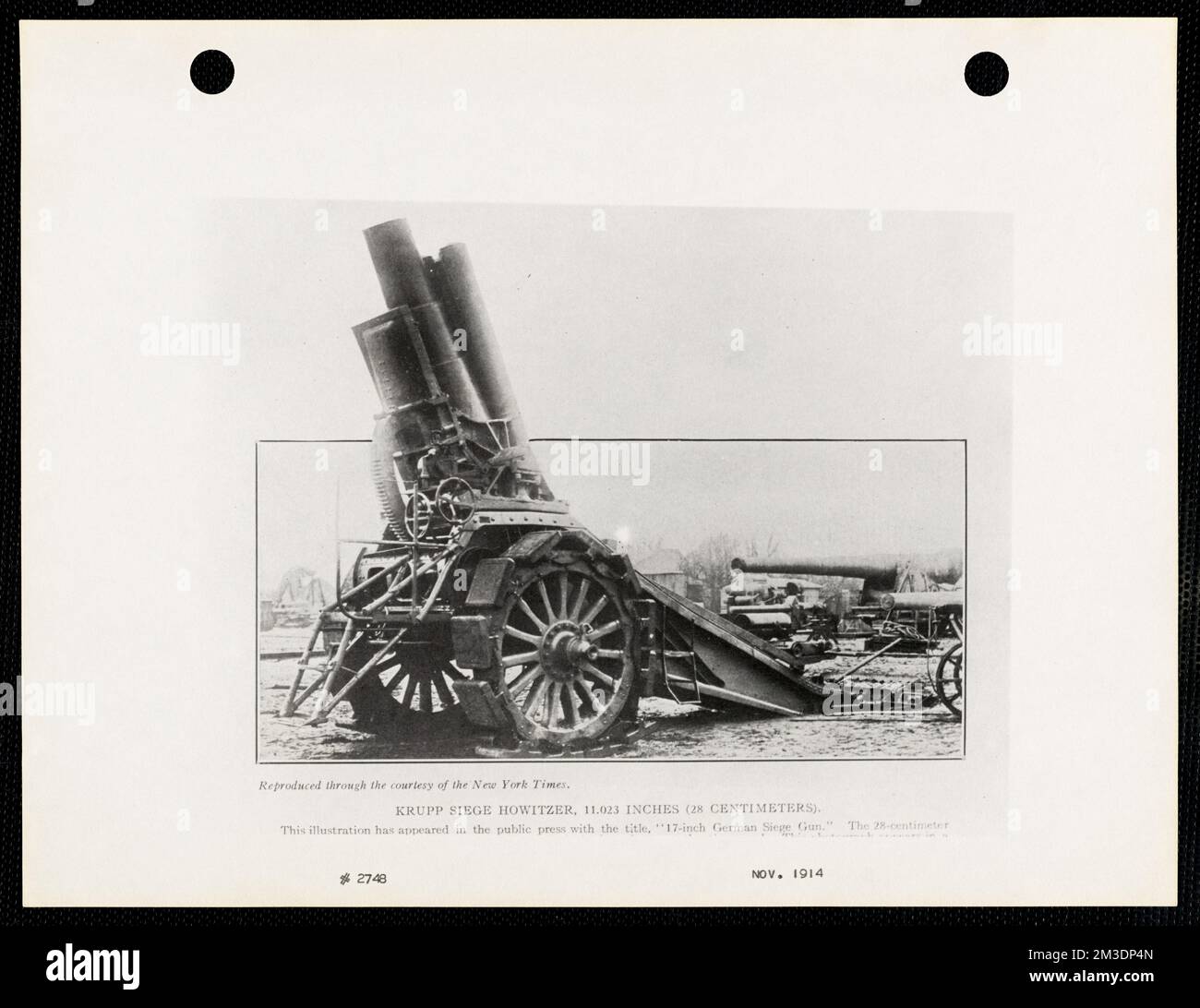 Krupp siege howitzer , Howitzers, Artillery Weaponry. Records of U.S ...