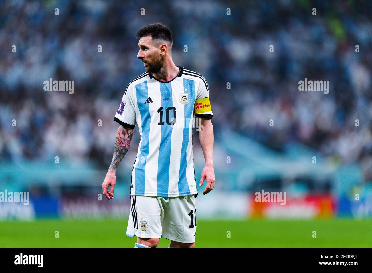 LUSAIL, QATAR - DECEMBER 13: Argentina forward Lionel Messi during the ...