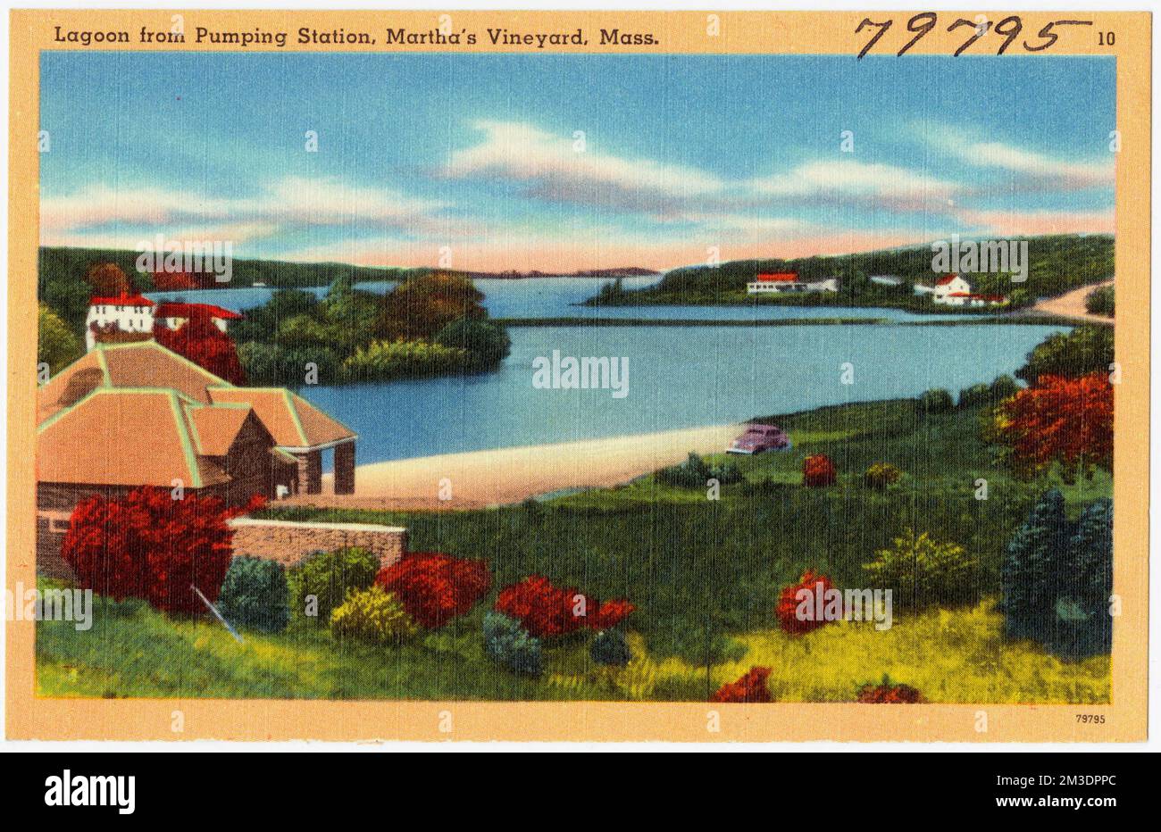 Lagoon from Pumping Station, Martha's Vineyard, Mass. , Lakes & ponds ...