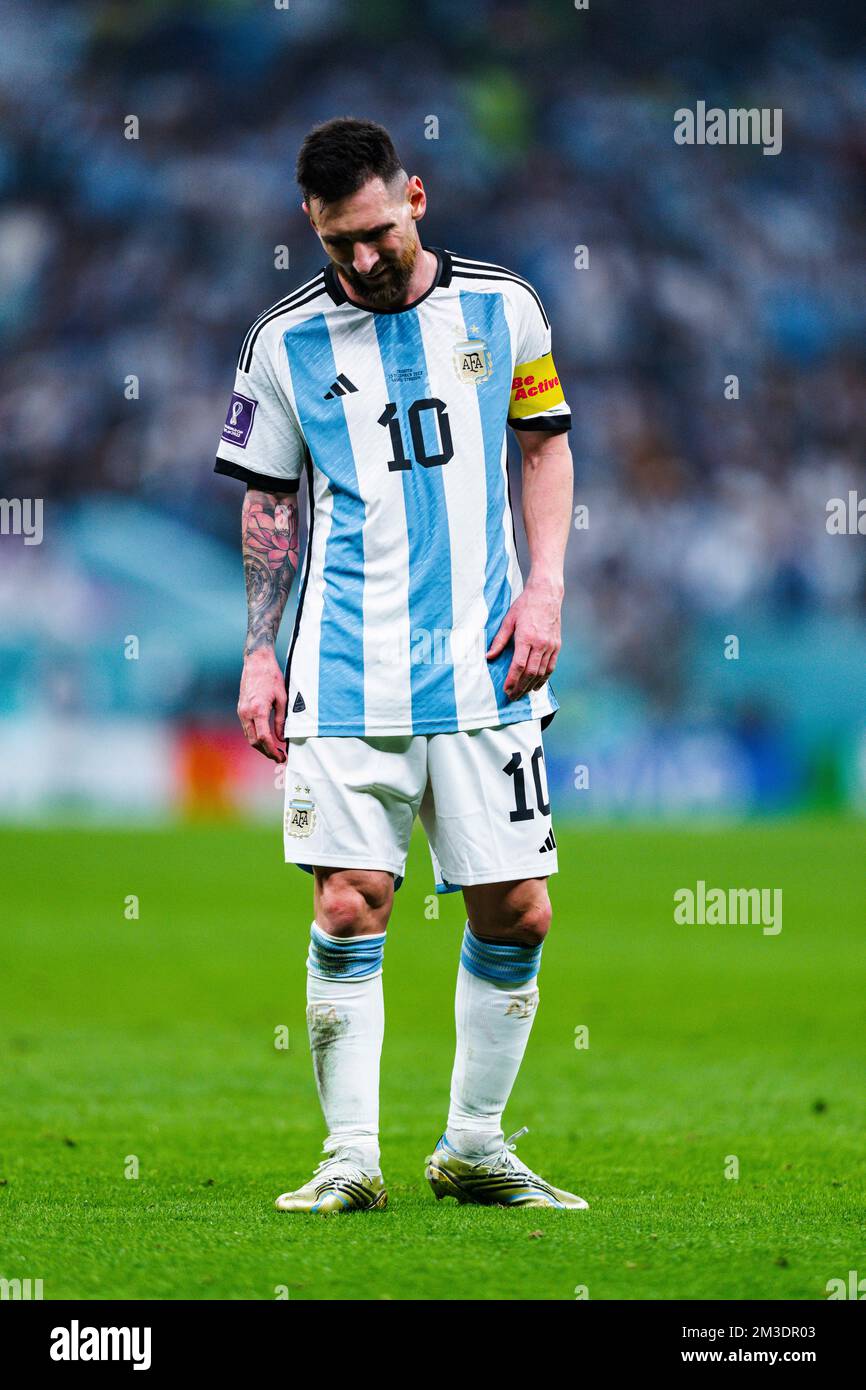 LUSAIL, QATAR - DECEMBER 13: Argentina forward Lionel Messi during the ...
