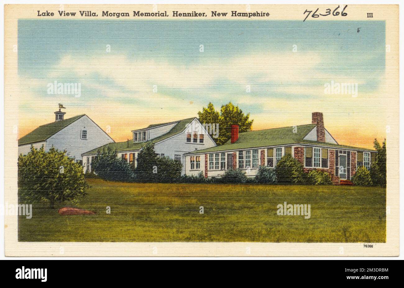 Lake View Villa, Morgan Memorial, Henniker, New Hampshire , Tichnor ...