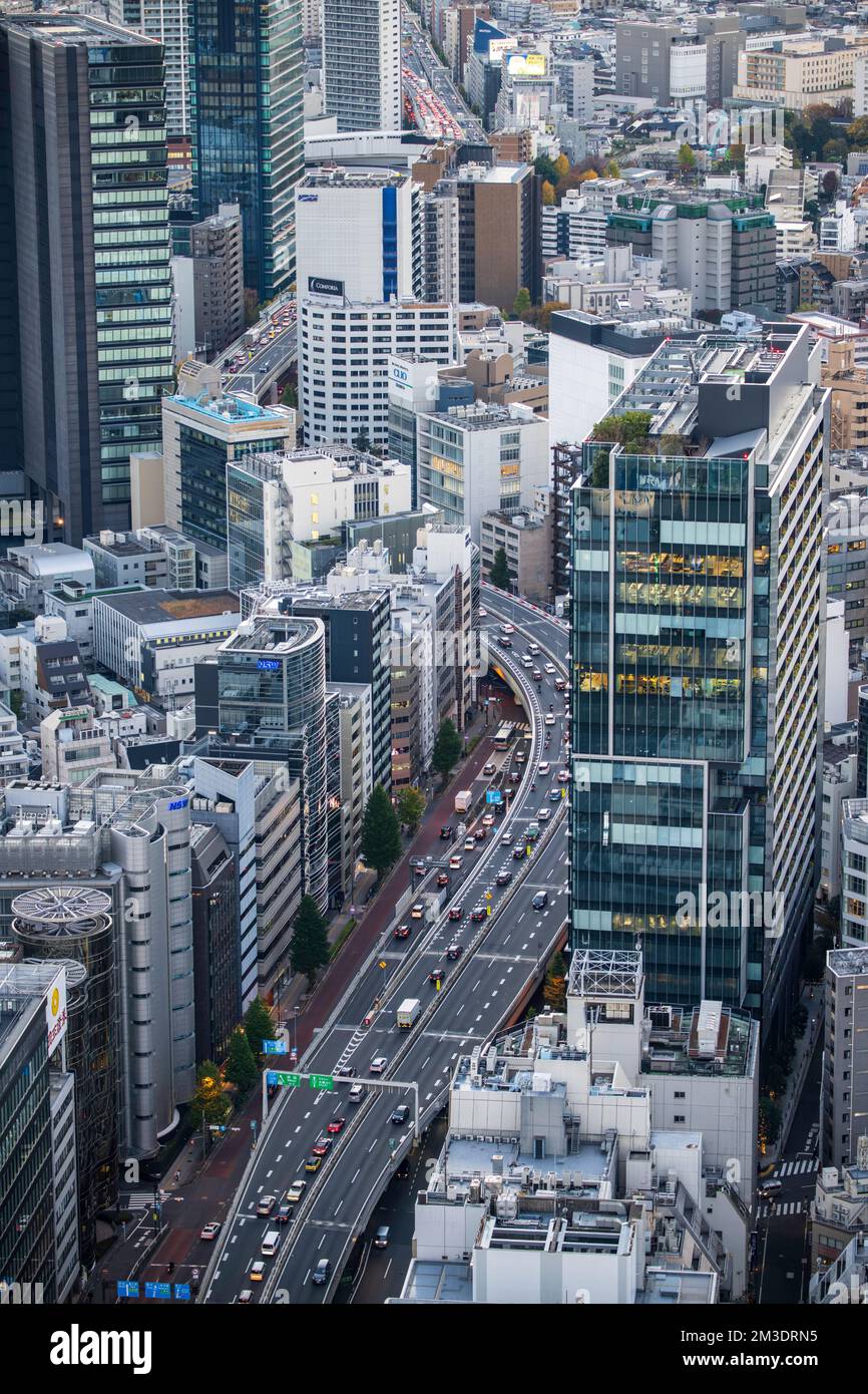 The Tokyo Metropolis as seen from Shibuya Sky Stock Photo - Alamy