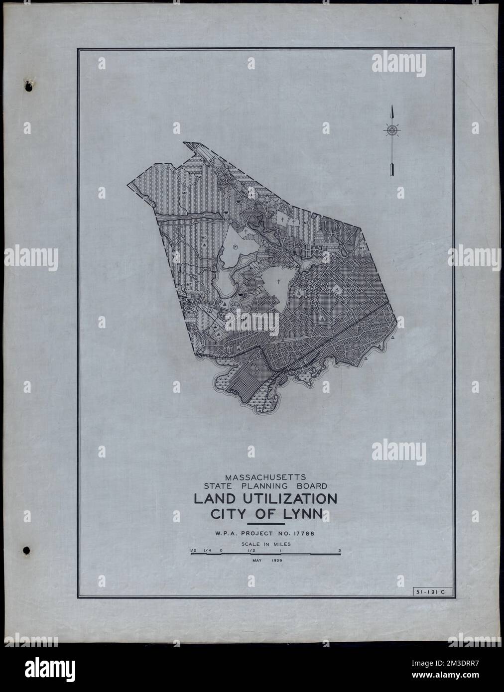 Land Utilization City of Lynn , Roads, Cities and towns, Land use ...