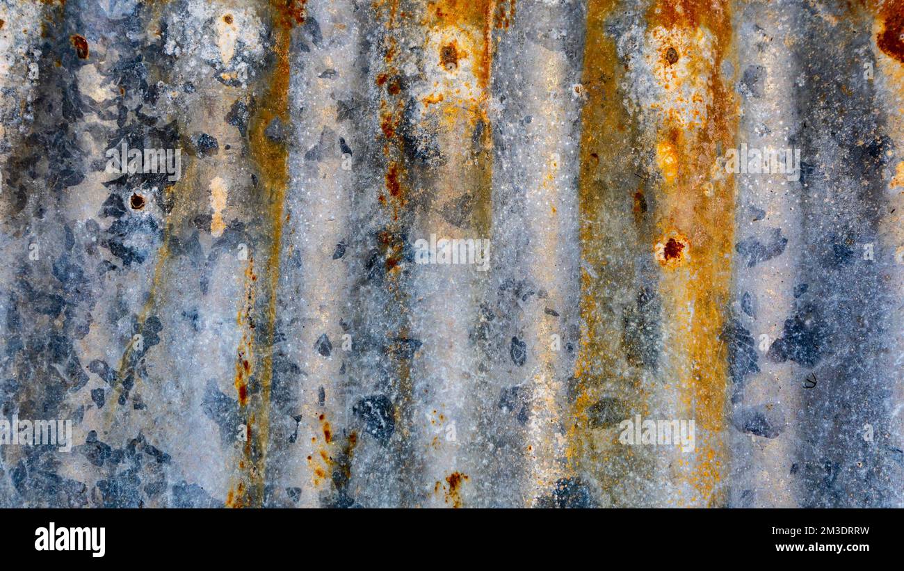 rusty zinc texture as background Stock Photo - Alamy