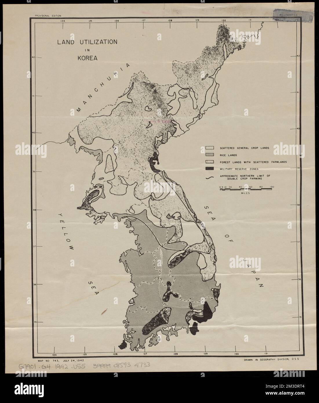 Land utilization in Korea , Land use, Korea, Maps, Korea, Maps Norman B ...