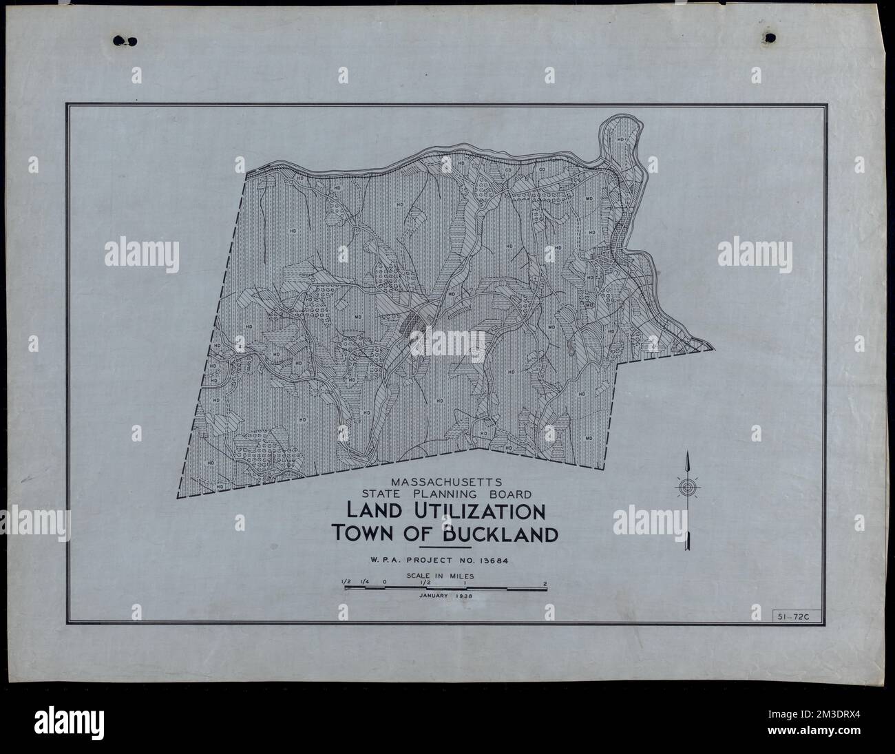 Land Utilization Town of Buckland , Roads, Cities and towns, Land use ...