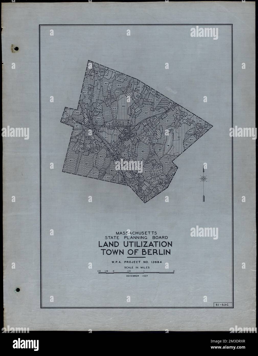 Land Utilization Town of Berlin , Roads, Cities and towns, Land use ...