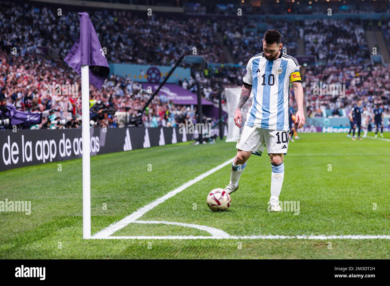 LUSAIL, QATAR - DECEMBER 13: Lionel Messi during the Semifinal match of ...