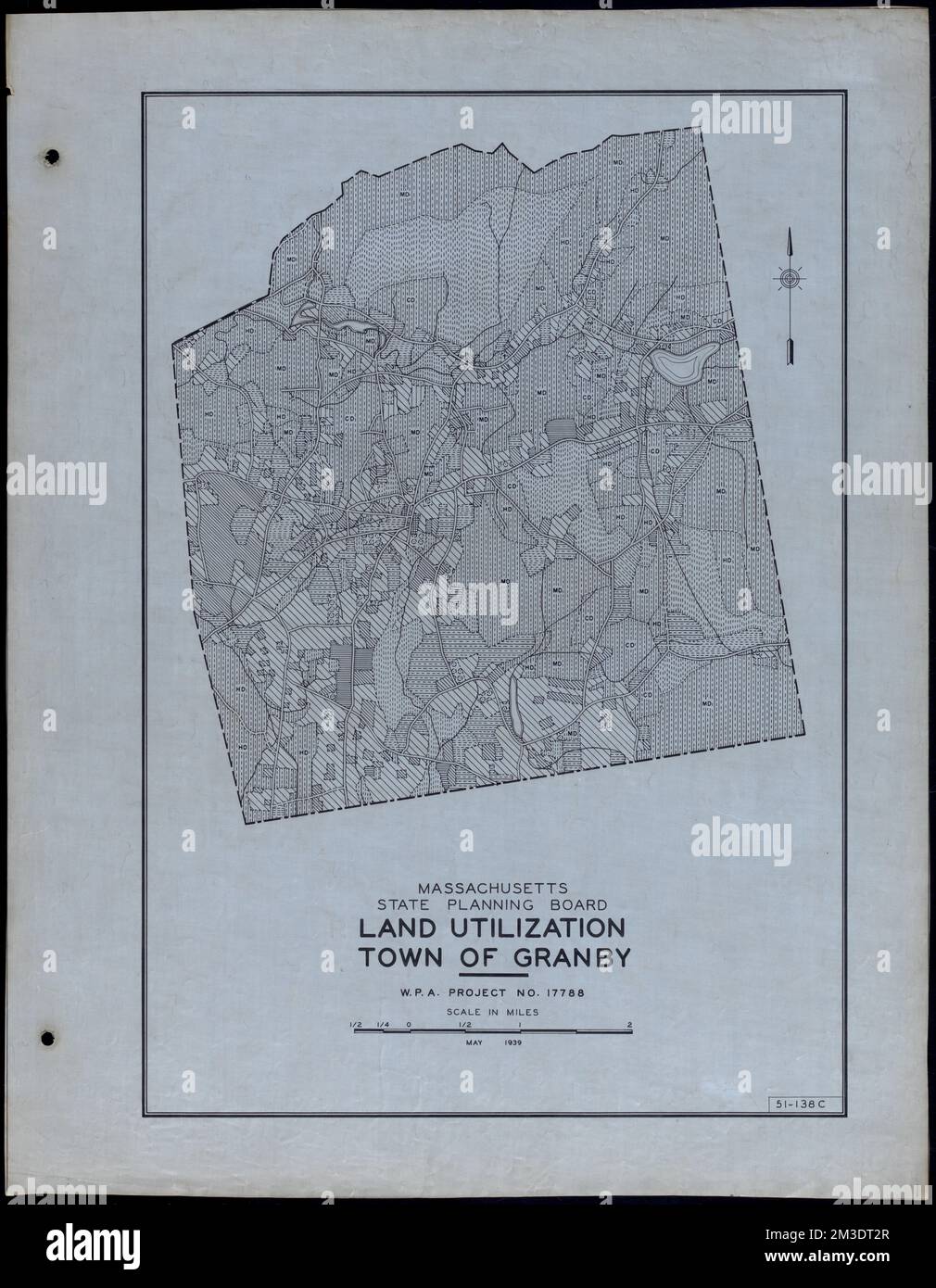 Land Utilization Town of Granby , Roads, Cities and towns, Land use ...