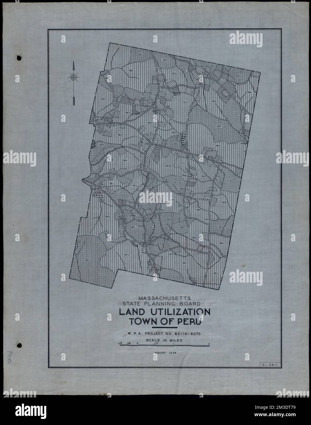 Land Utilization Town of Peru , Roads, Cities and towns, Land use ...