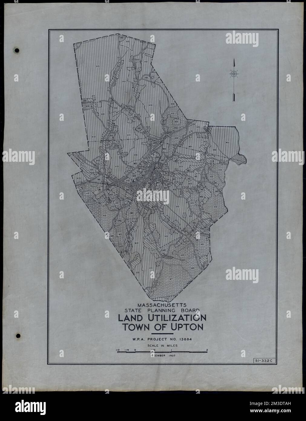 Land Utilization Town of Upton , Roads, Cities and towns, Land use ...