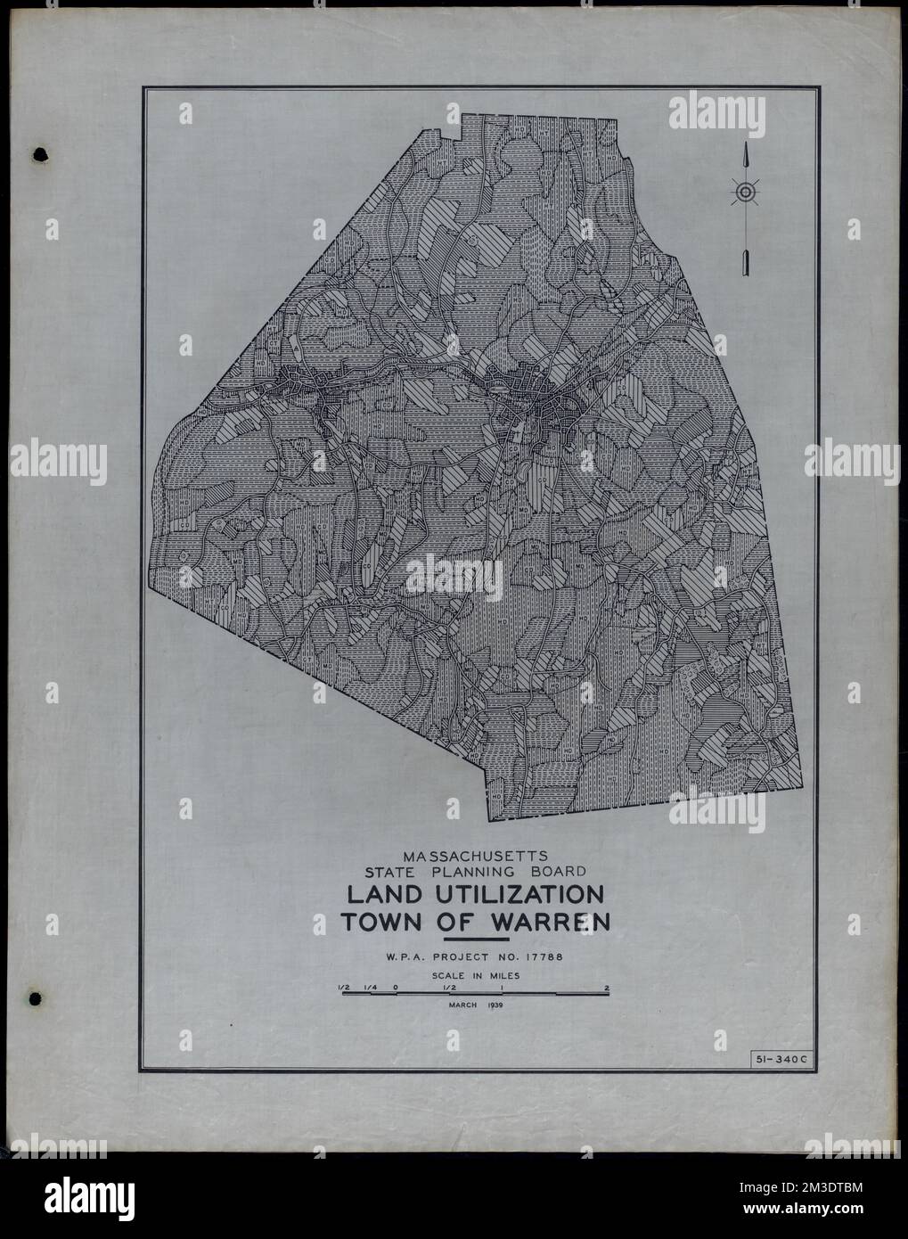 Land Utilization Town of Warren , Roads, Cities and towns, Land use ...