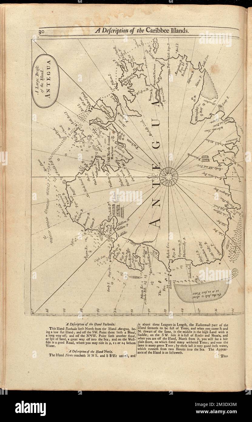 Maps of antigua and barbuda hi-res stock photography and images - Alamy