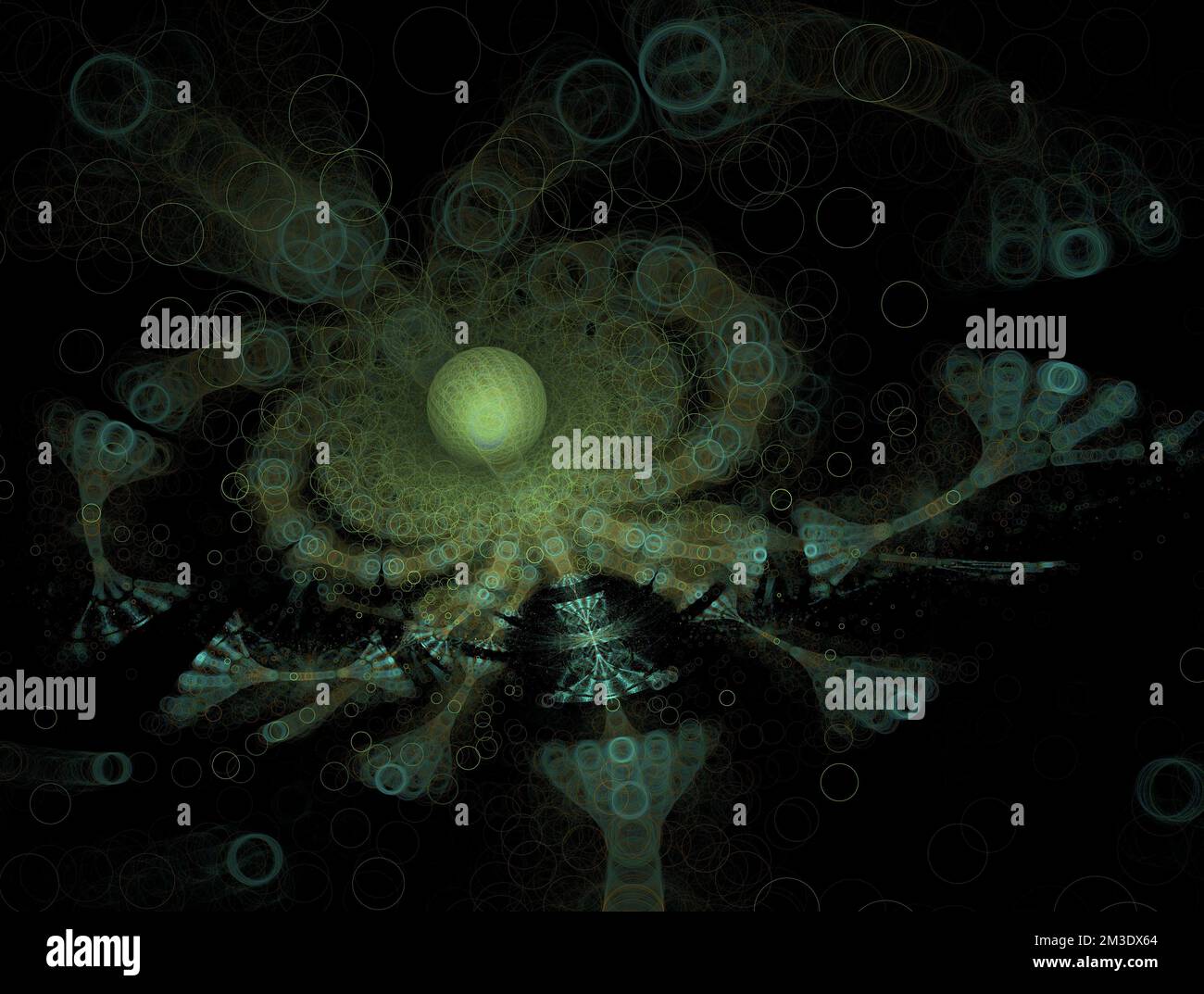 Imaginatory lush fractal texture image abstract background Stock Photo ...